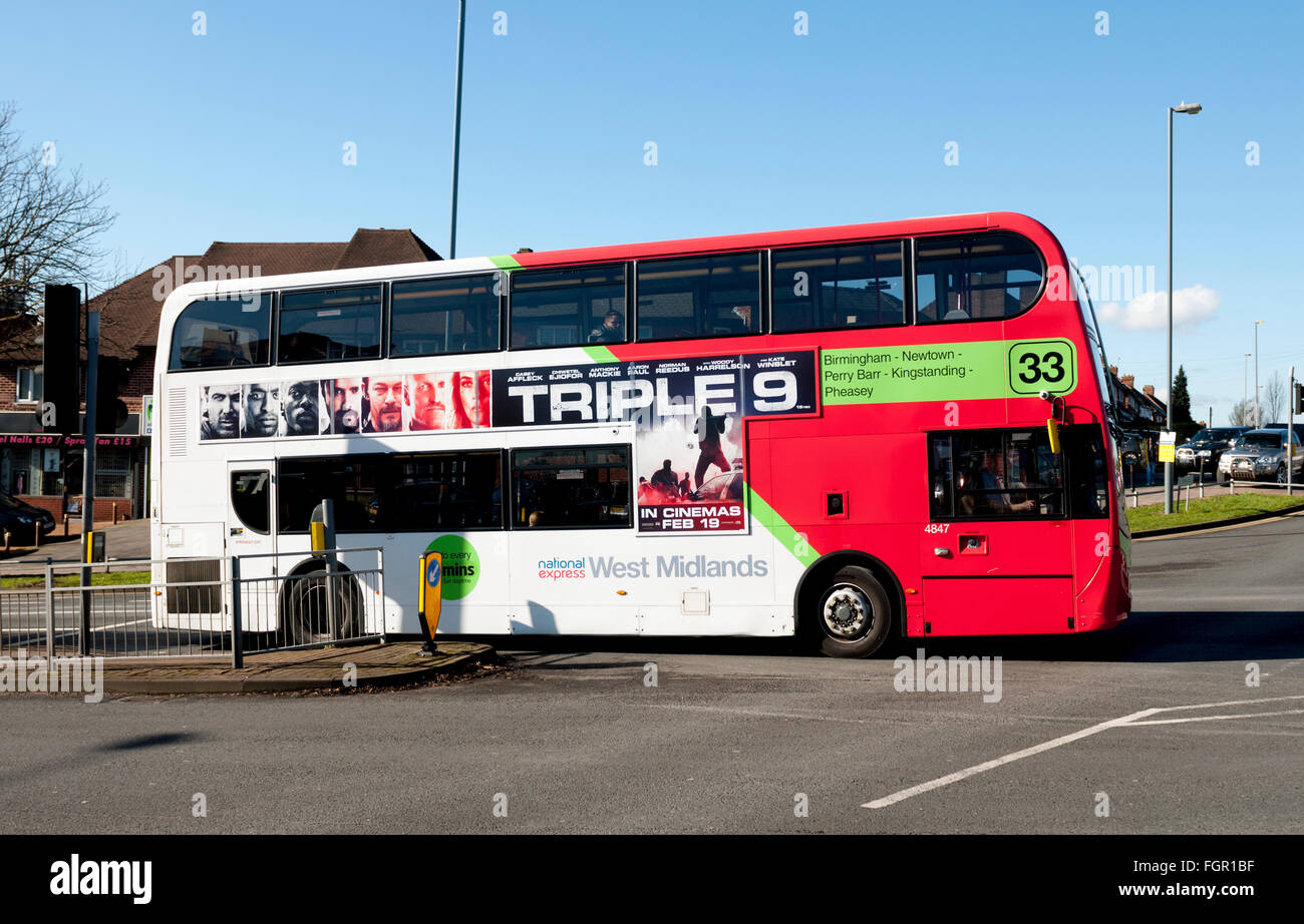 National Express West Midlands No 33 bus service, Kingstanding ...