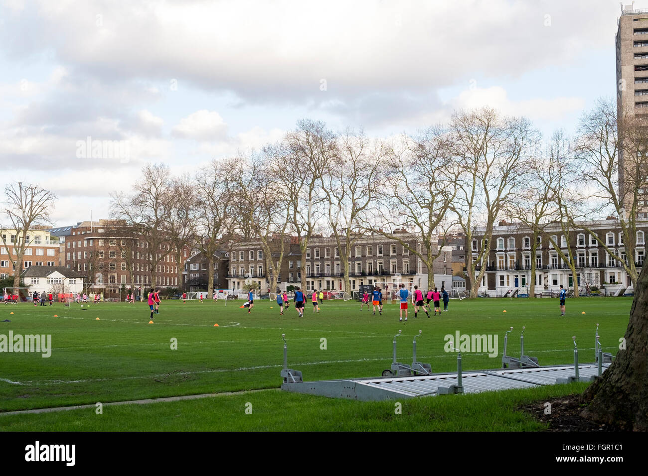 Schools games activities on the grounds of Vincent Square which is ...