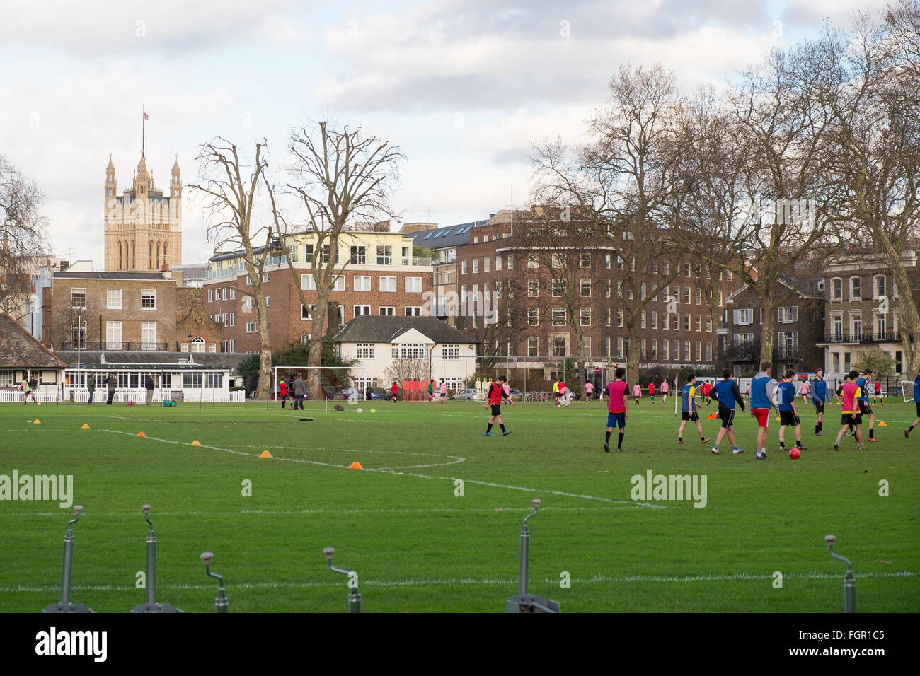 Schools games activities on the grounds of Vincent Square which is ...