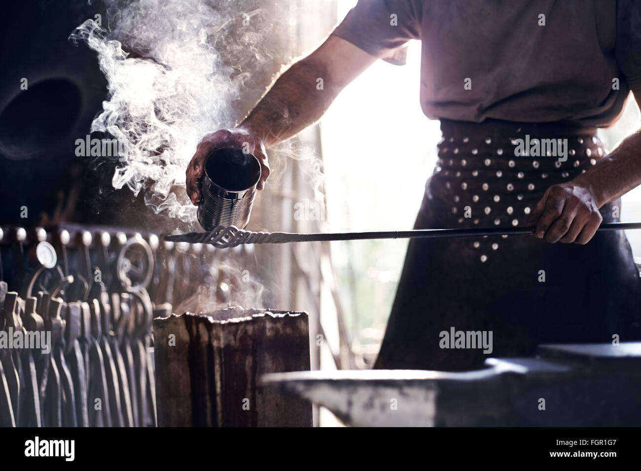 Hot iron rod hi-res stock photography and images - Alamy