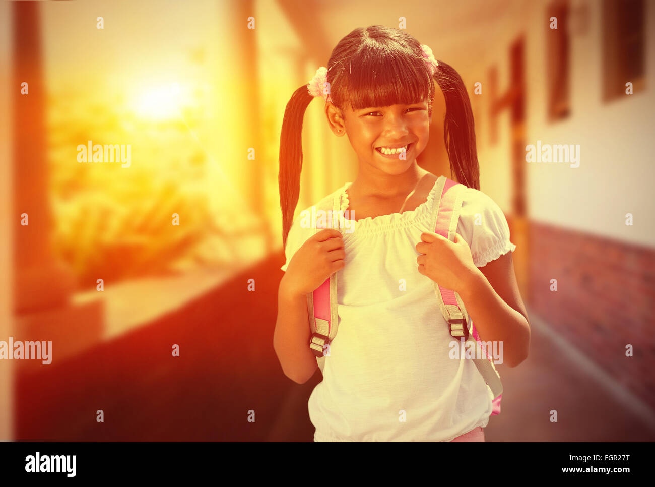Composite image of school kid Stock Photo - Alamy