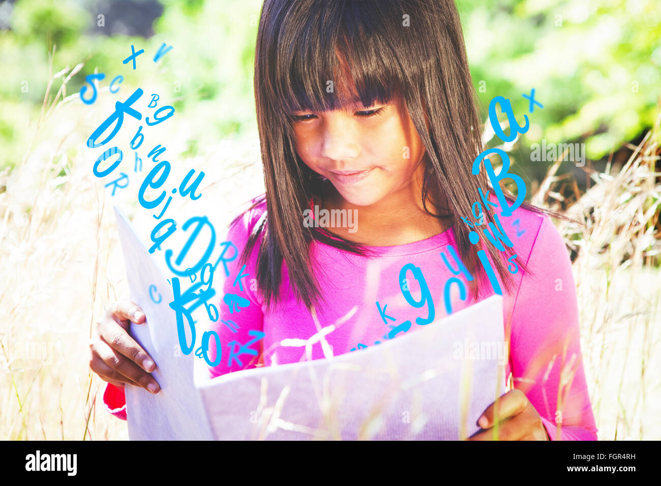 Composite image of letter and number jumble Stock Photo - Alamy