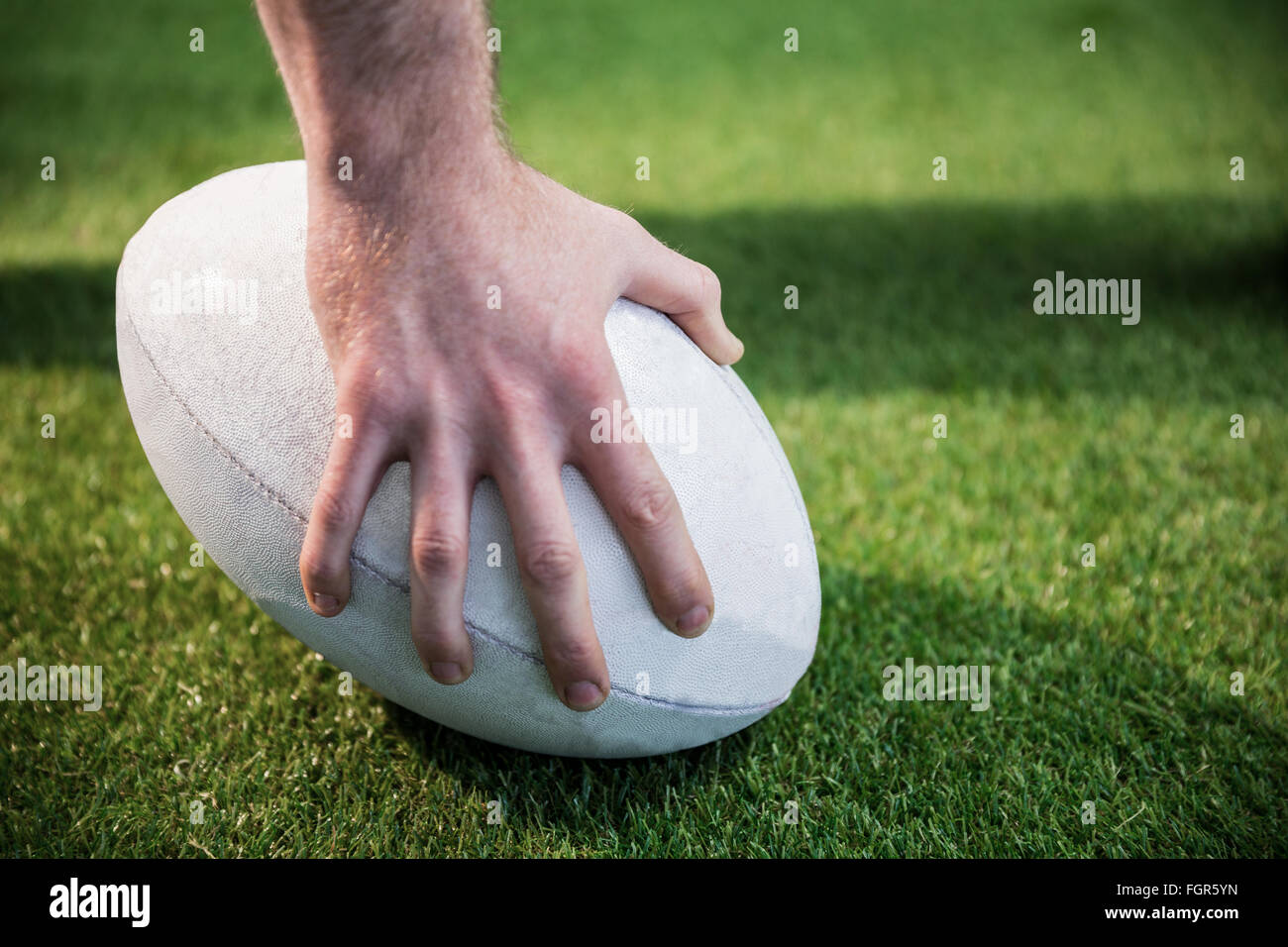 Caucasian male rugby player ball hi-res stock photography and images ...