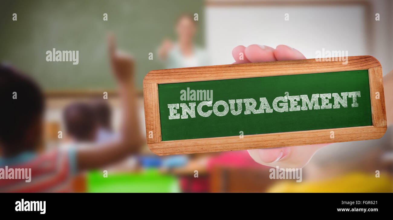 Encouragement against pupils raising their hands during class Stock ...