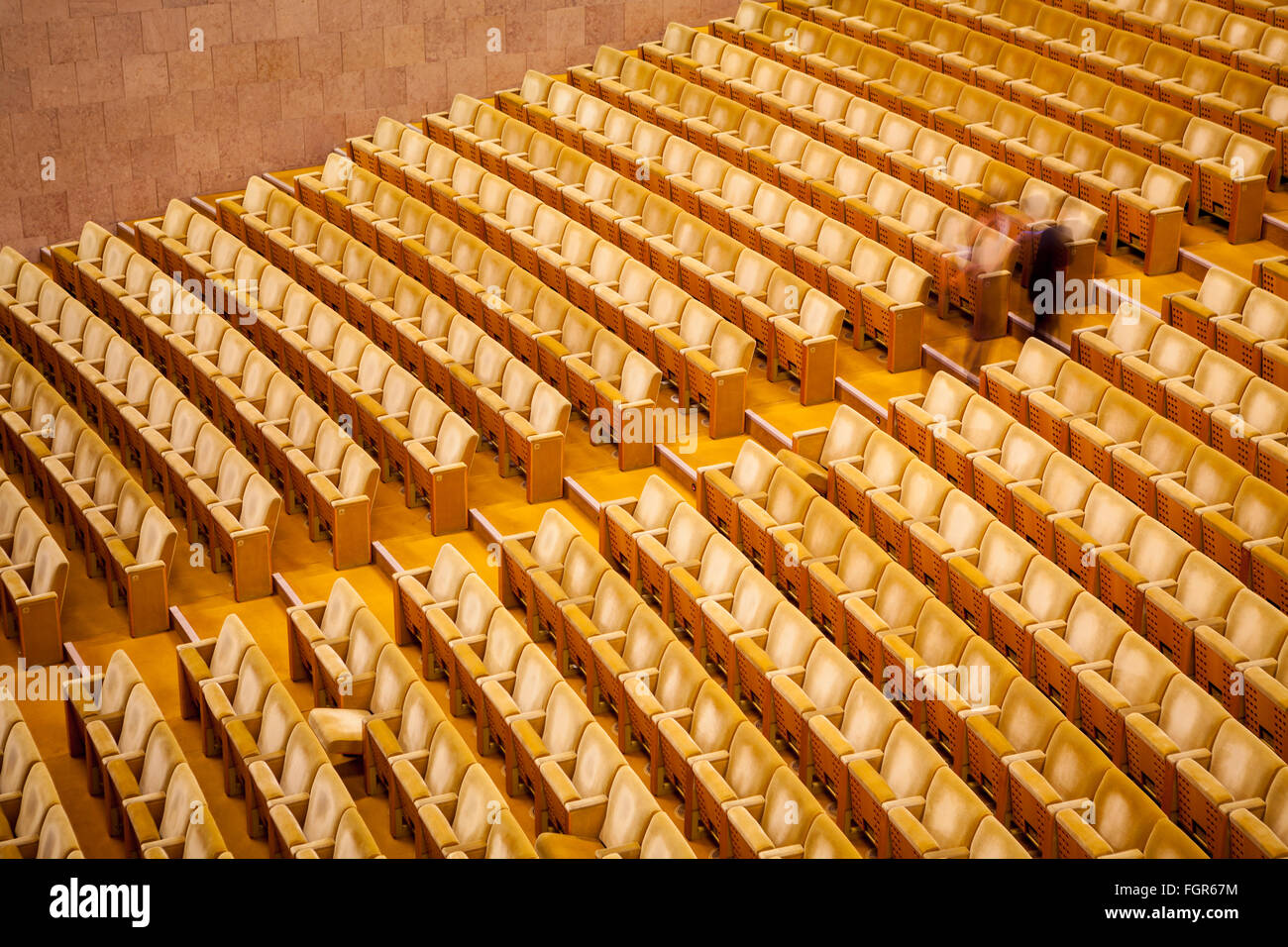 Empty theater interior auditorium cinema or conference hall Stock Photo ...