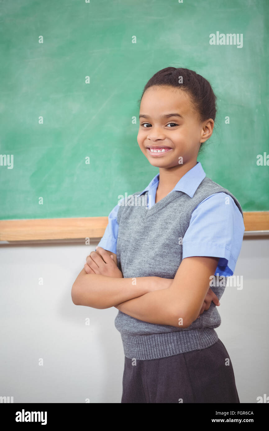 Smart student looking at the camera Stock Photo - Alamy