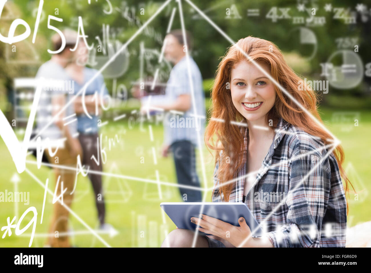 Composite image of maths equation Stock Photo - Alamy