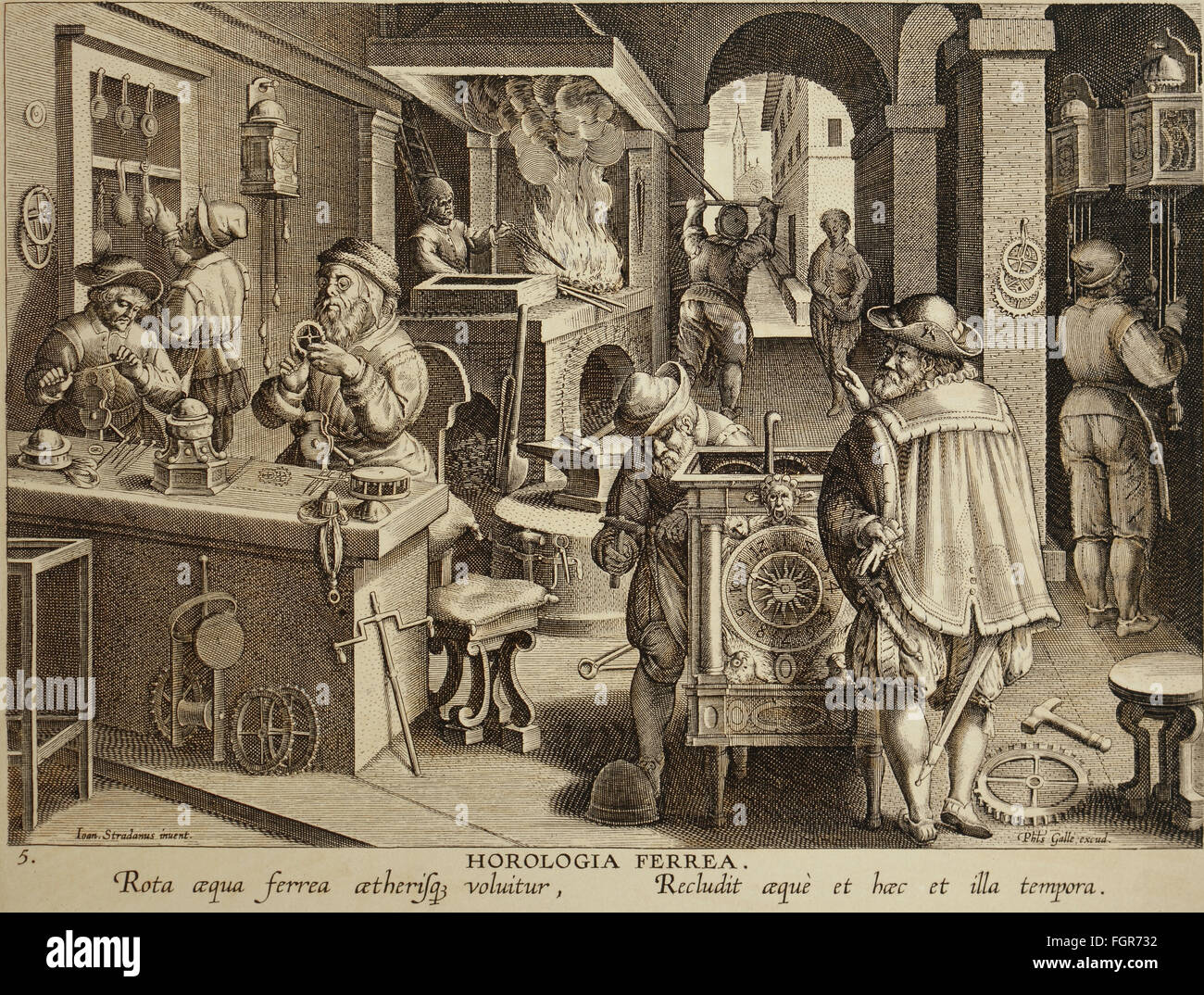 Workshop watchmakers work circa 1580 hi-res stock photography and ...