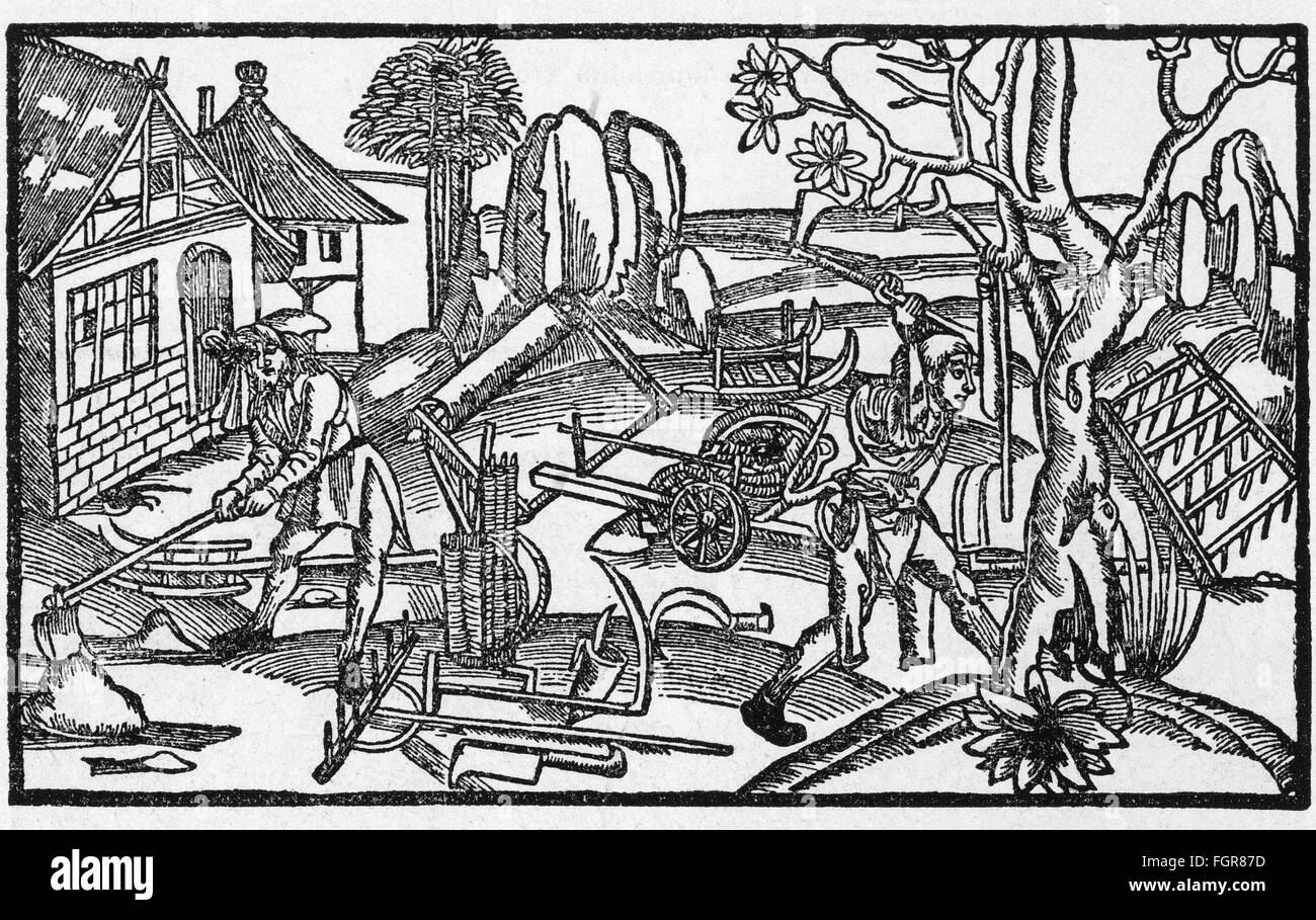 Working farm 16th century hi-res stock photography and images - Alamy