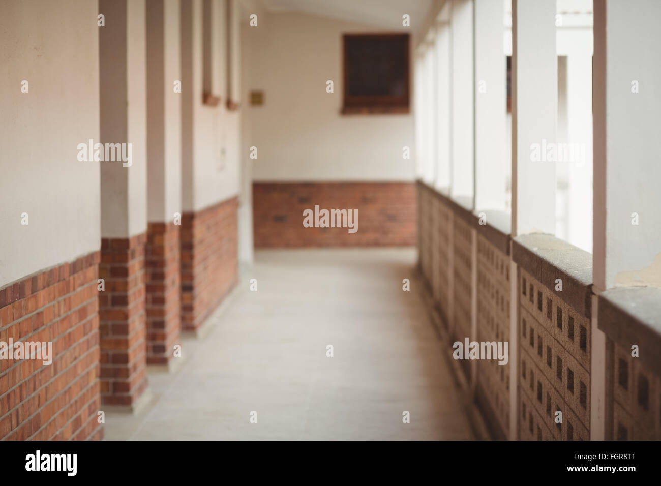 School passageway hi-res stock photography and images - Alamy