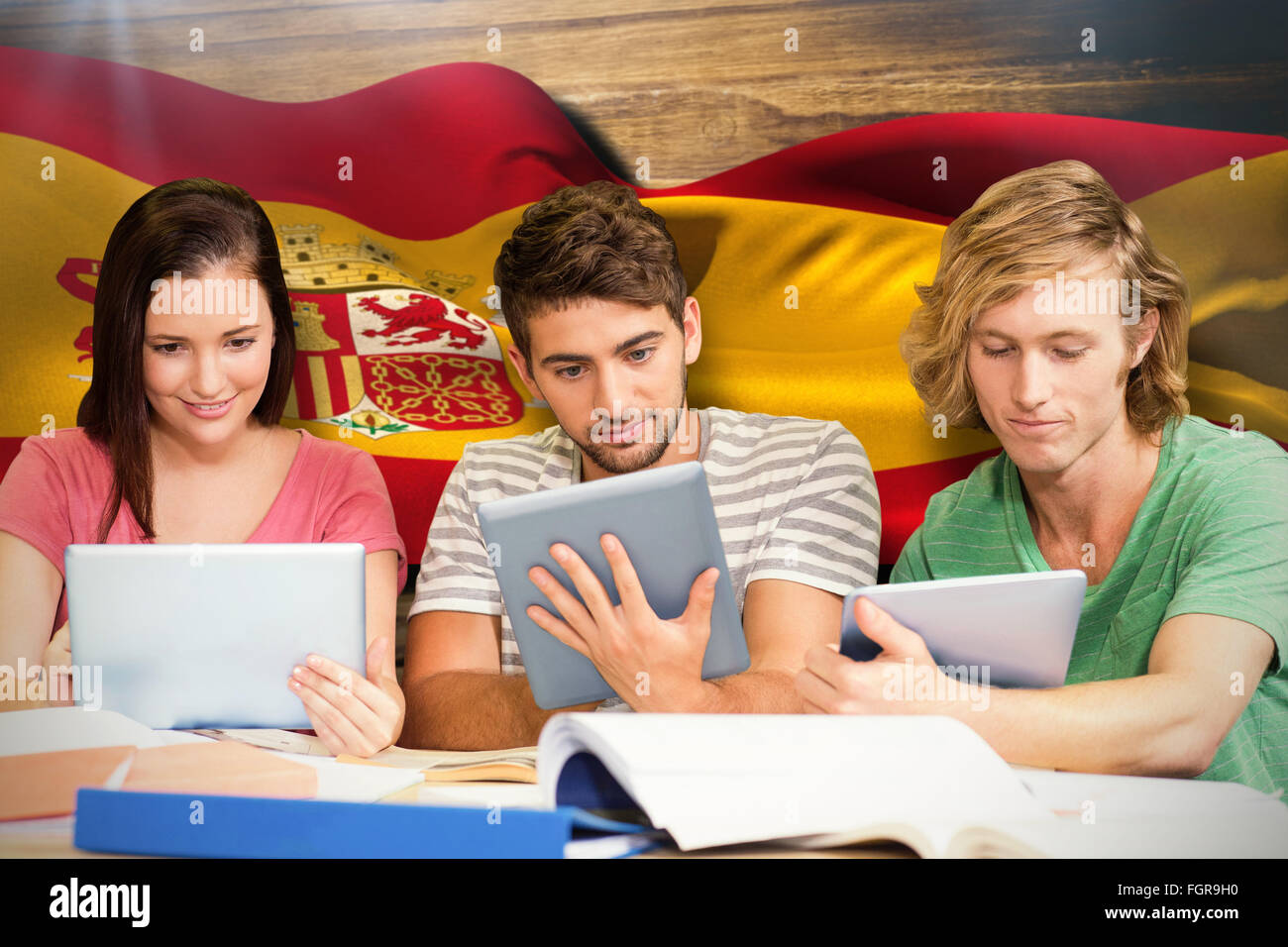Students studying library spain hi-res stock photography and images - Alamy