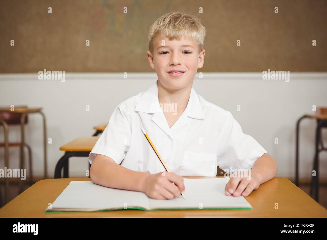 Student boy marker writing hi-res stock photography and images - Alamy