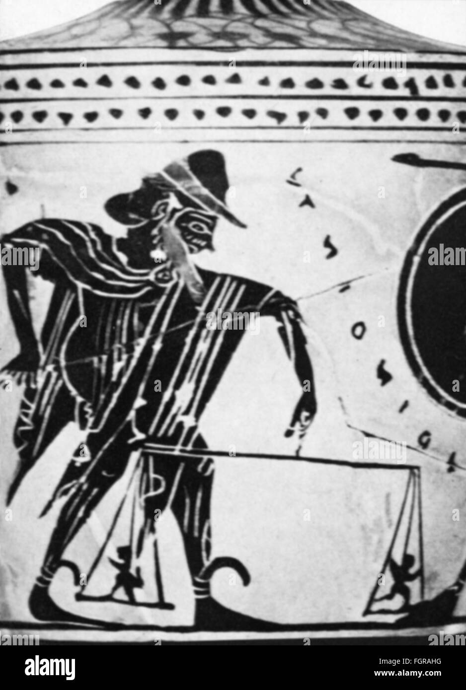 religion, ancient world, Greek mythology, Hermes weighing two souls ...