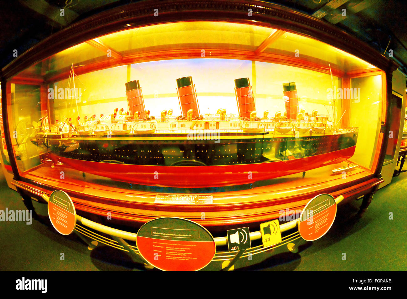Mauretania and Turbinia Discovery Museum Tyneside Stock Photo - Alamy