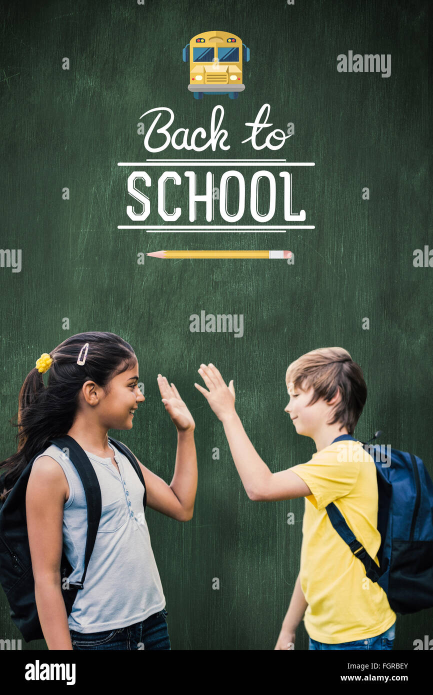 Composite image of school kids Stock Photo - Alamy