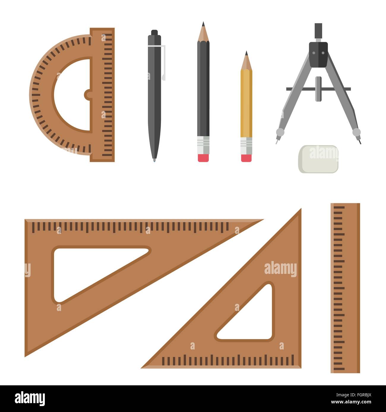 Architectural scale ruler Stock Vector Images - Alamy