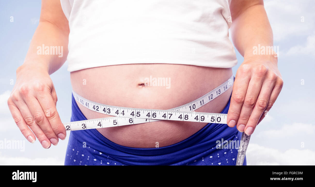 Pregnancy bump measuring tape hi-res stock photography and images - Alamy