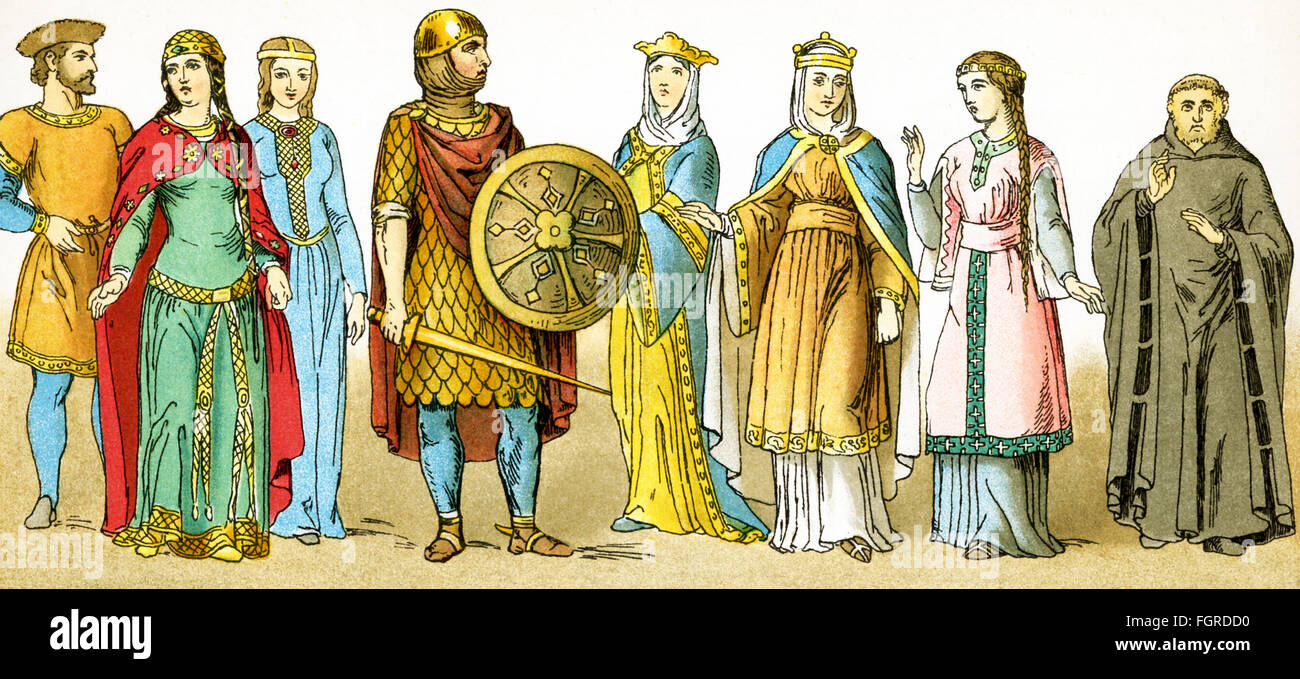 The figures pictured here are Franks from the years A.D. 700 to 800 ...