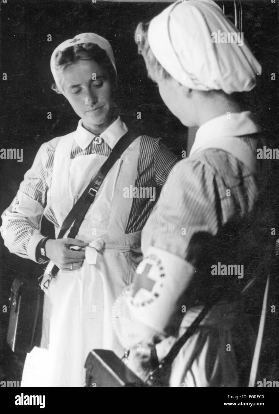 medicine, Red Cross, nurse of the German Red Cross, 1930s, Additional ...