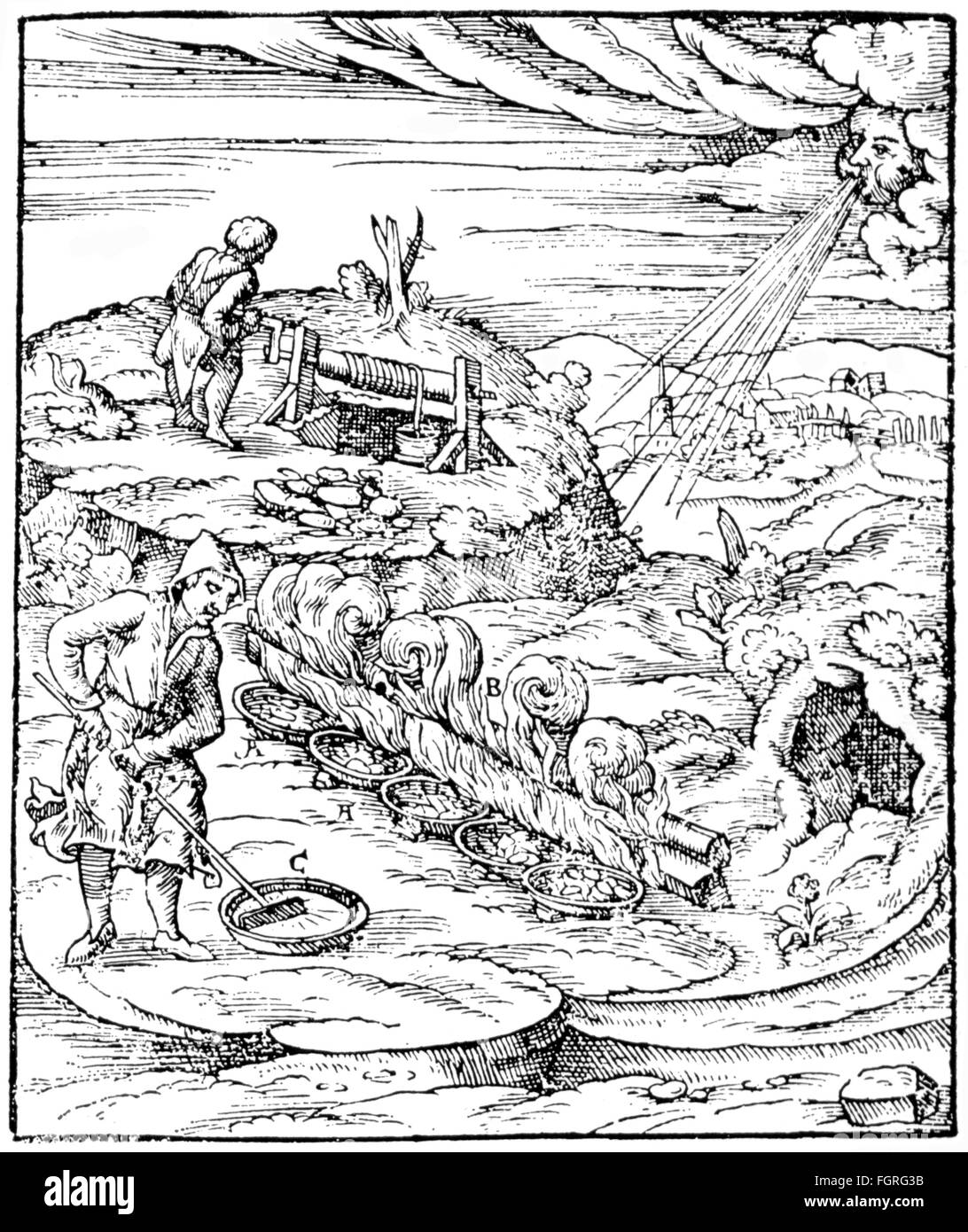 Deep open pit mine Black and White Stock Photos & Images - Alamy