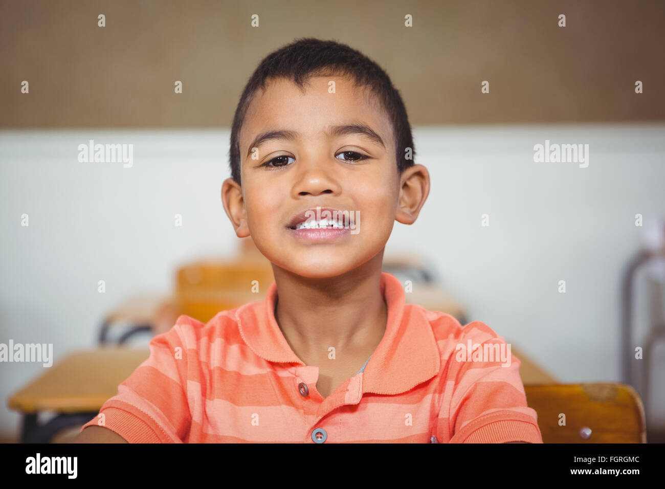 Smiling student looking at camera Stock Photo - Alamy