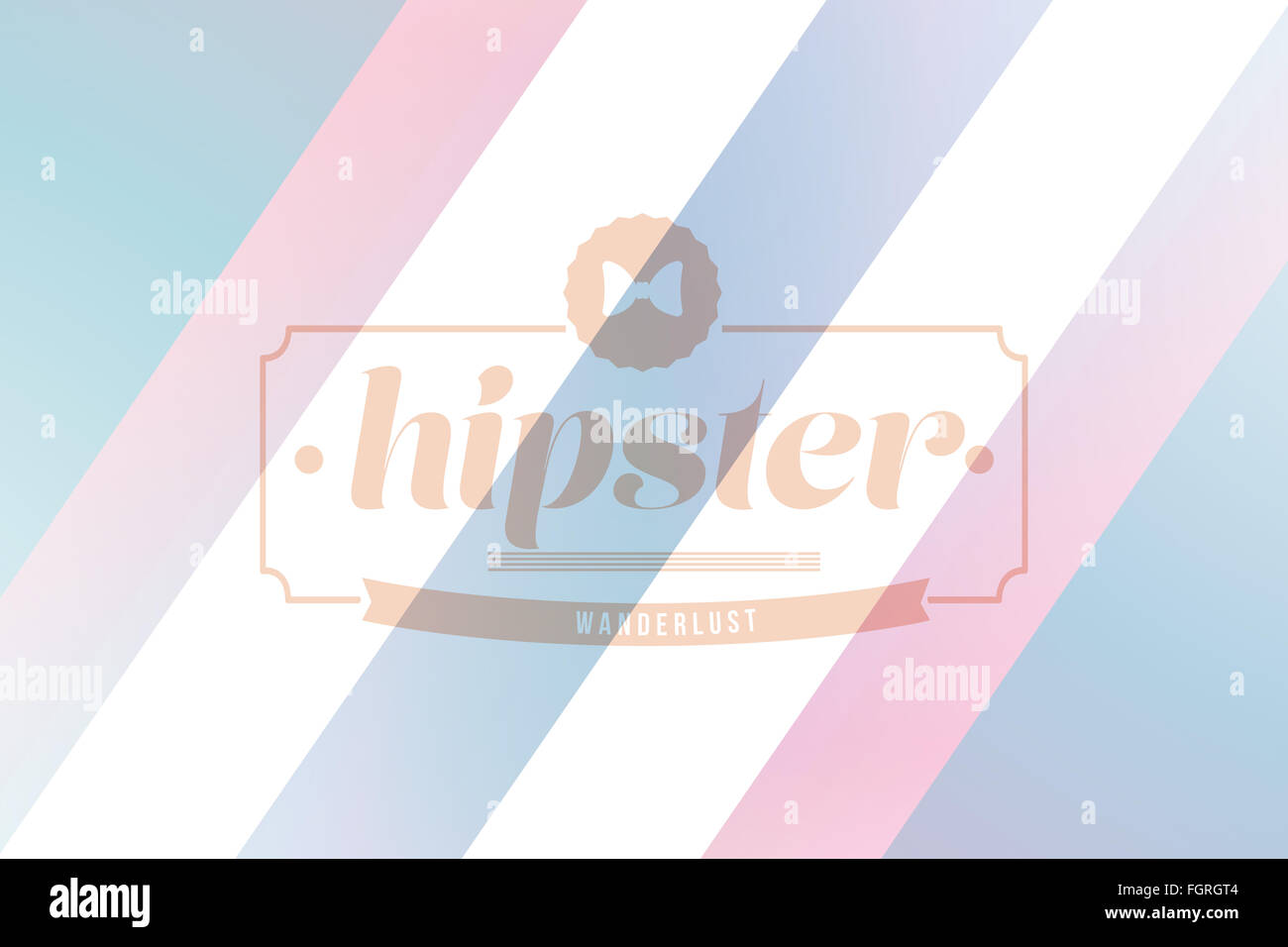 Composite image of hipster word Stock Photo - Alamy