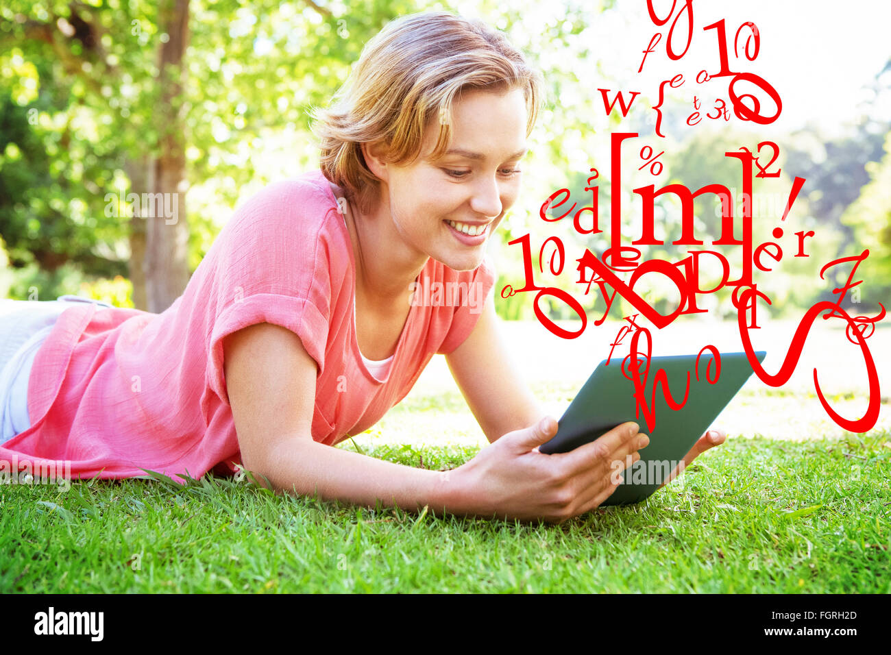 Composite image of letter and number jumble Stock Photo - Alamy