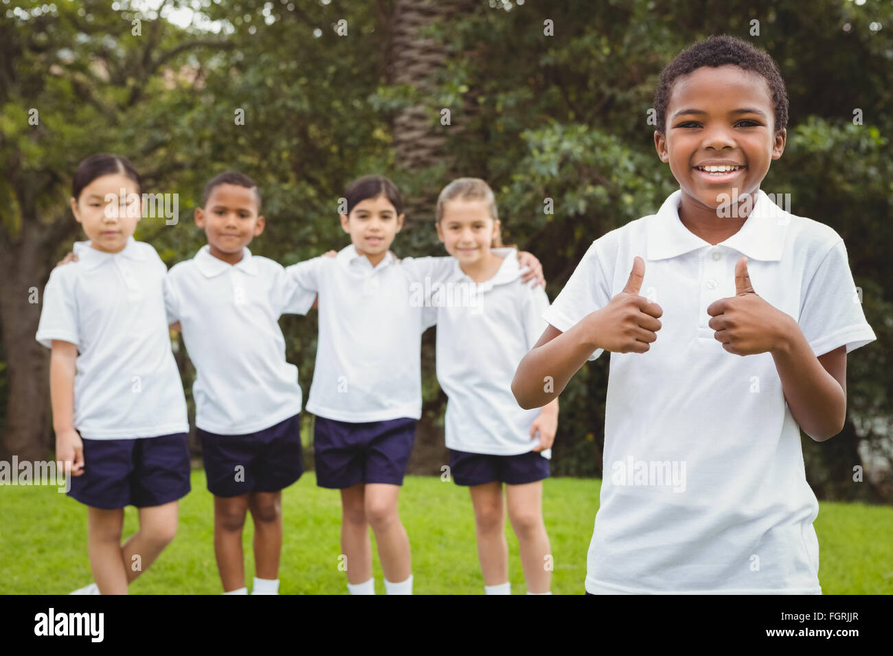 Group of students standing together Stock Photo - Alamy
