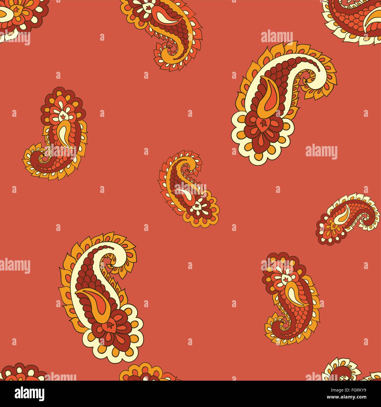 Seamless paisley pattern Stock Vector Image & Art - Alamy