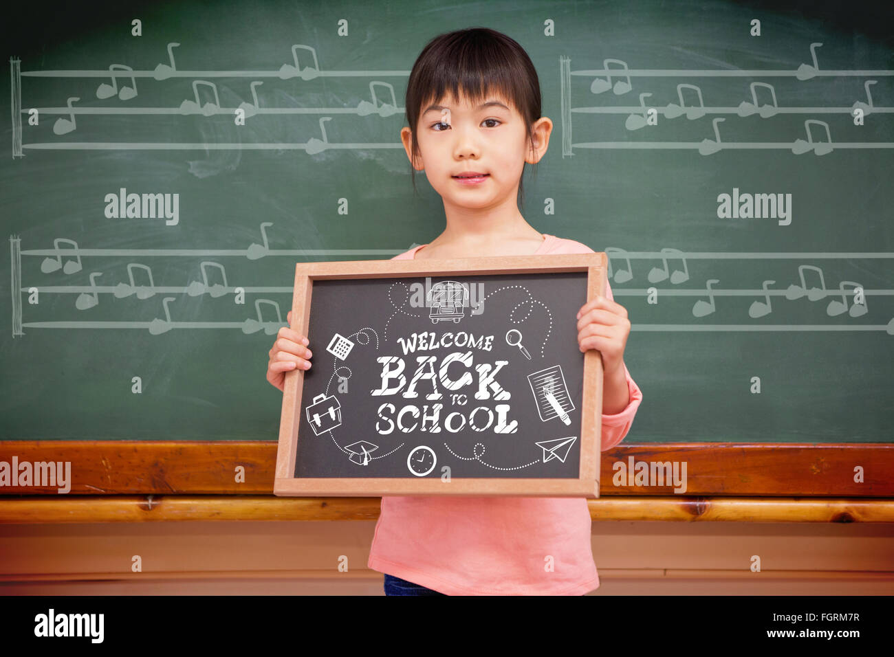 Composite image of music notes Stock Photo - Alamy