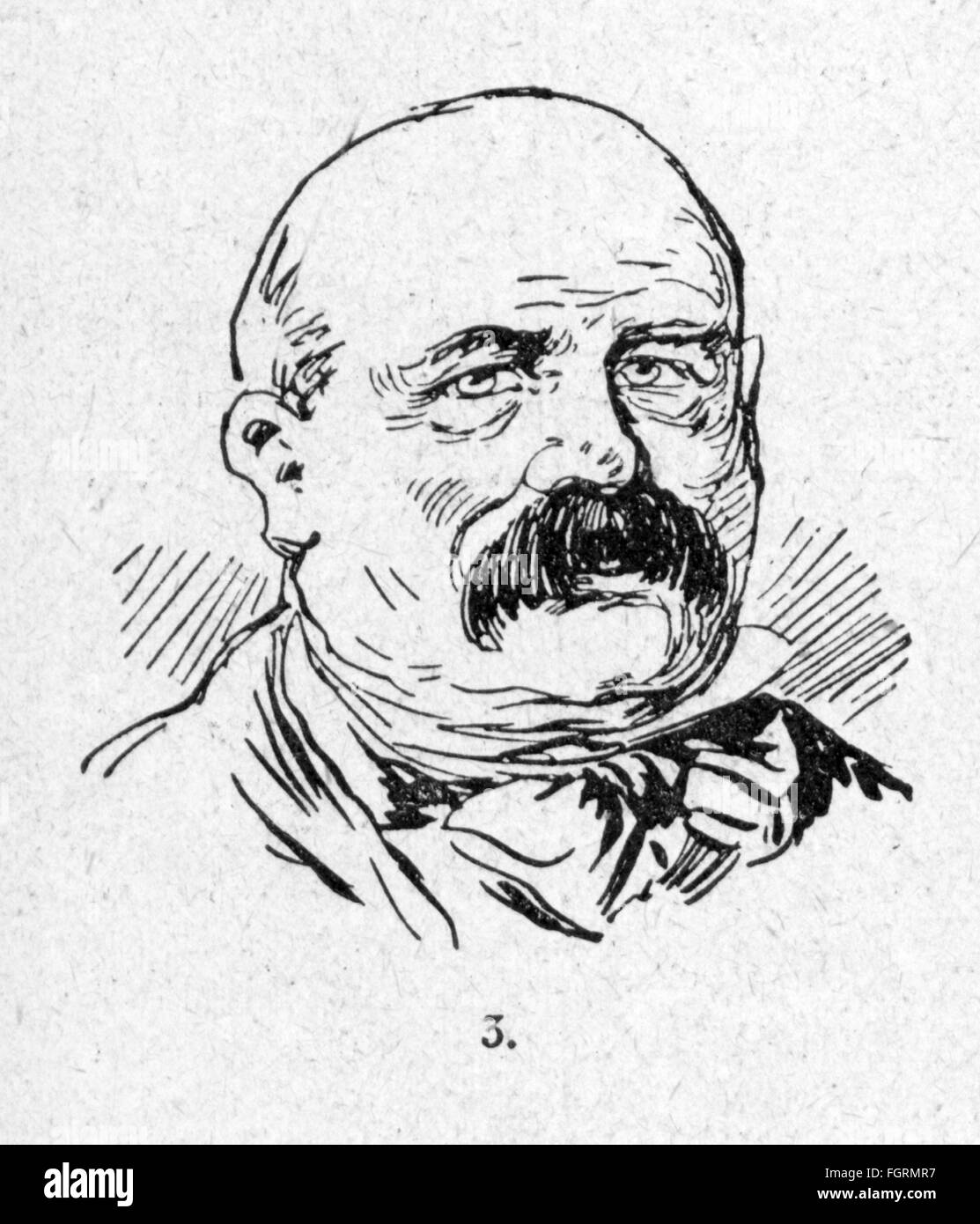 Bald moustache hi-res stock photography and images - Alamy