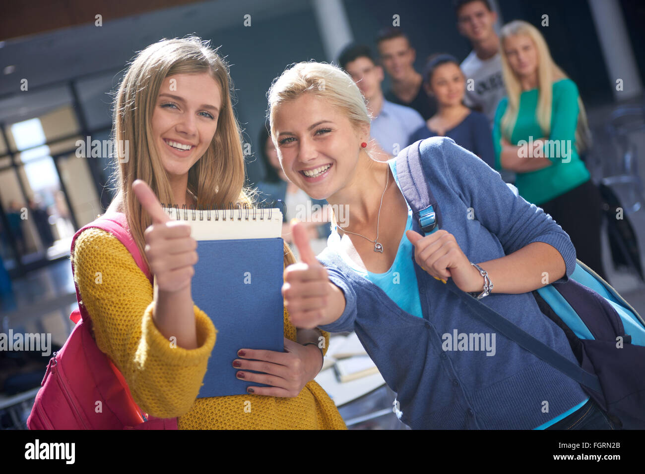 students group study Stock Photo - Alamy