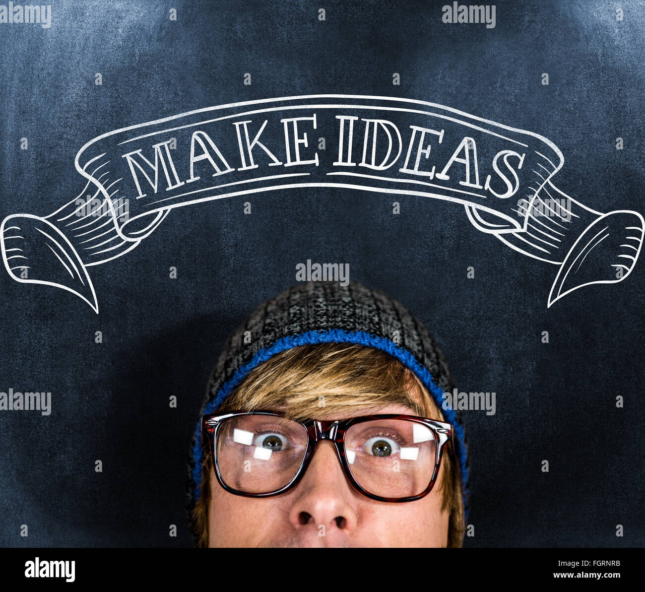 Half smiling face hi-res stock photography and images - Alamy