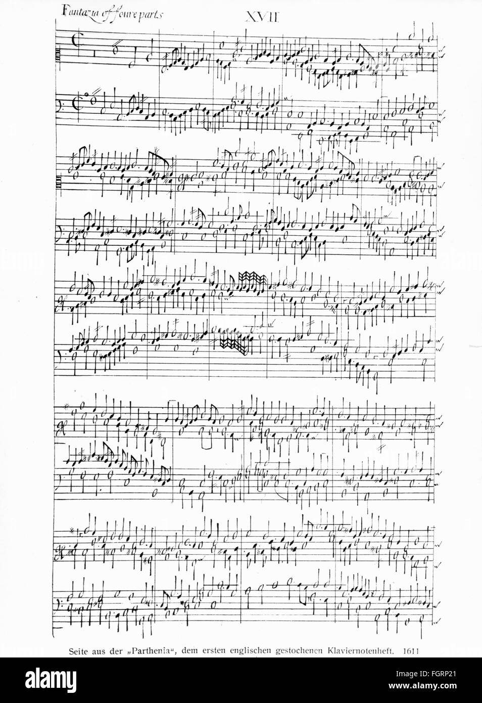 Baroque music sheet hi-res stock photography and images - Alamy