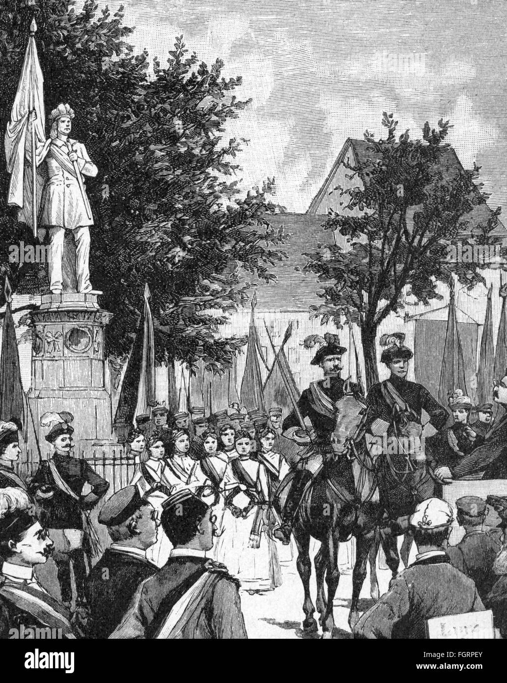 pedagogy, students, 75th anniversary of the German student fraternities ...