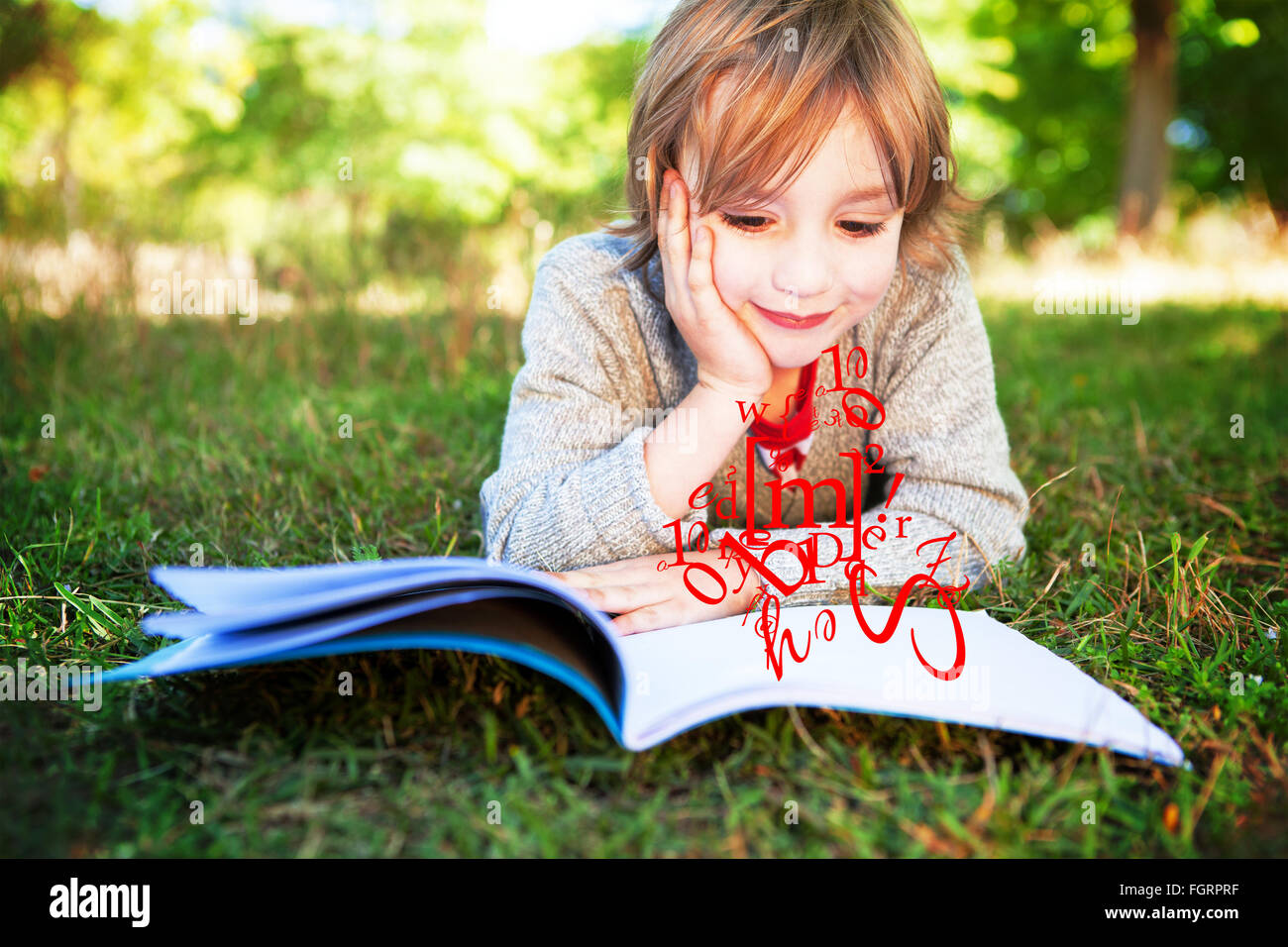 Composite image of letter and number jumble Stock Photo - Alamy