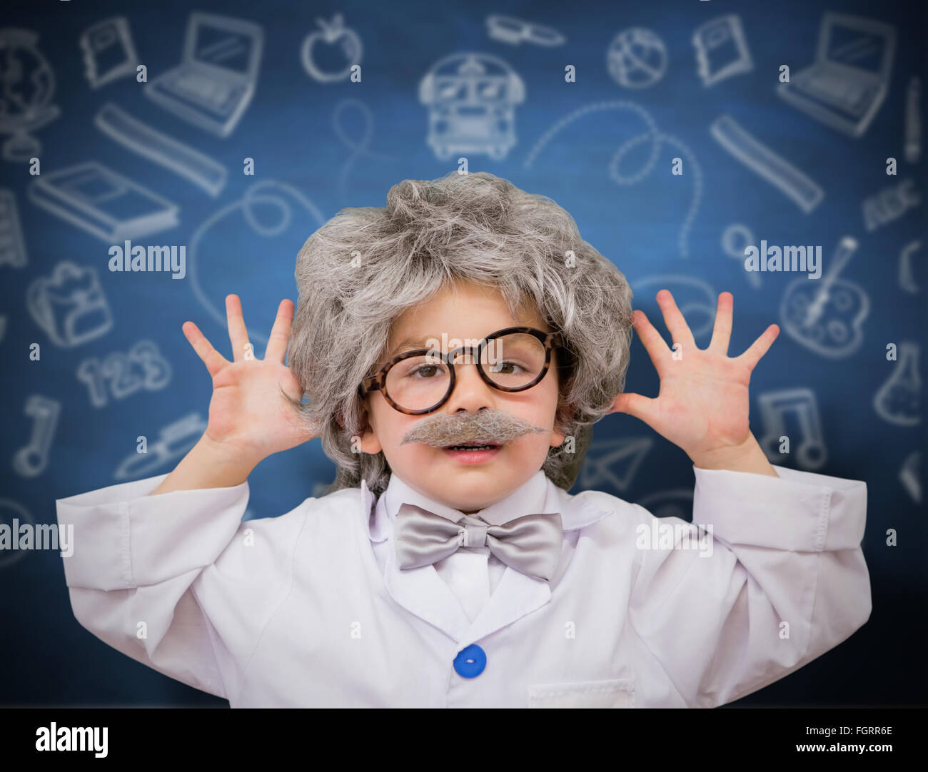 Child scientist ruler hi-res stock photography and images - Alamy