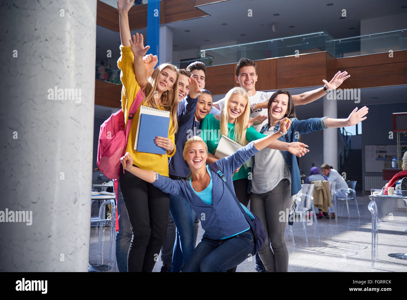 students group study Stock Photo - Alamy