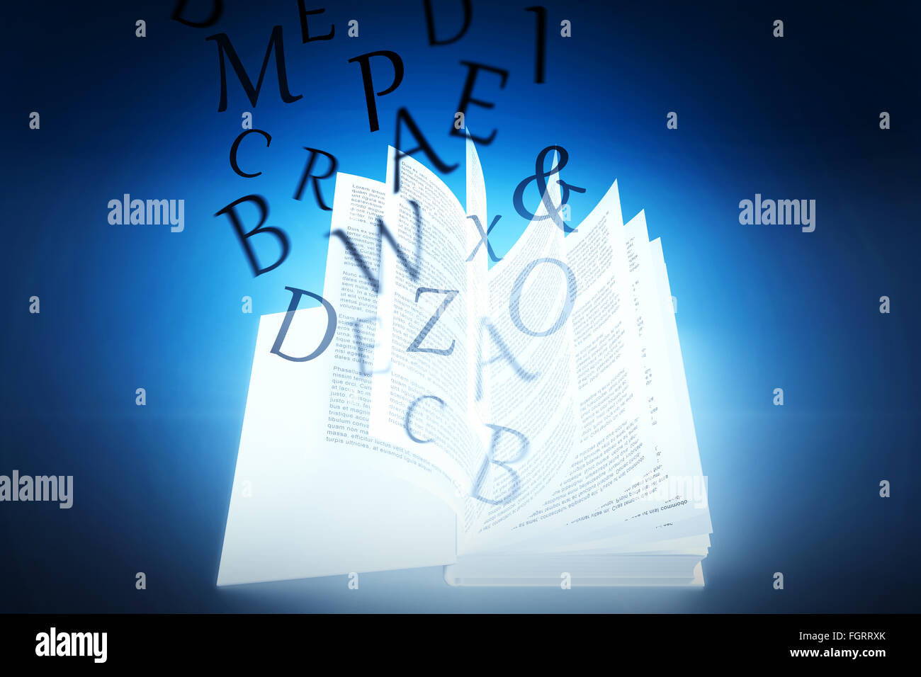 Composite image of letters Stock Photo - Alamy