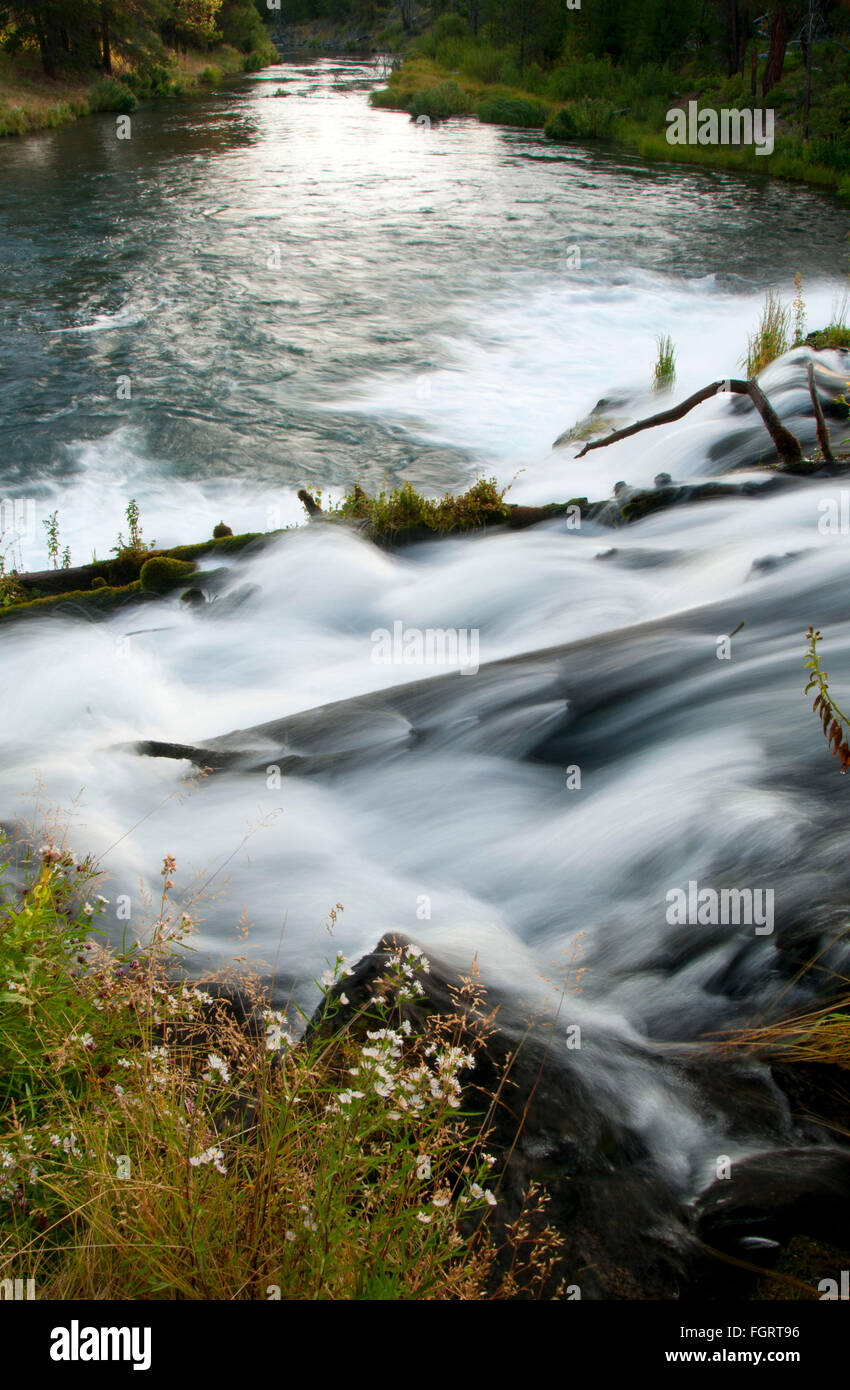 Fall River Falls, LaPine State Park, Oregon Stock Photo - Alamy