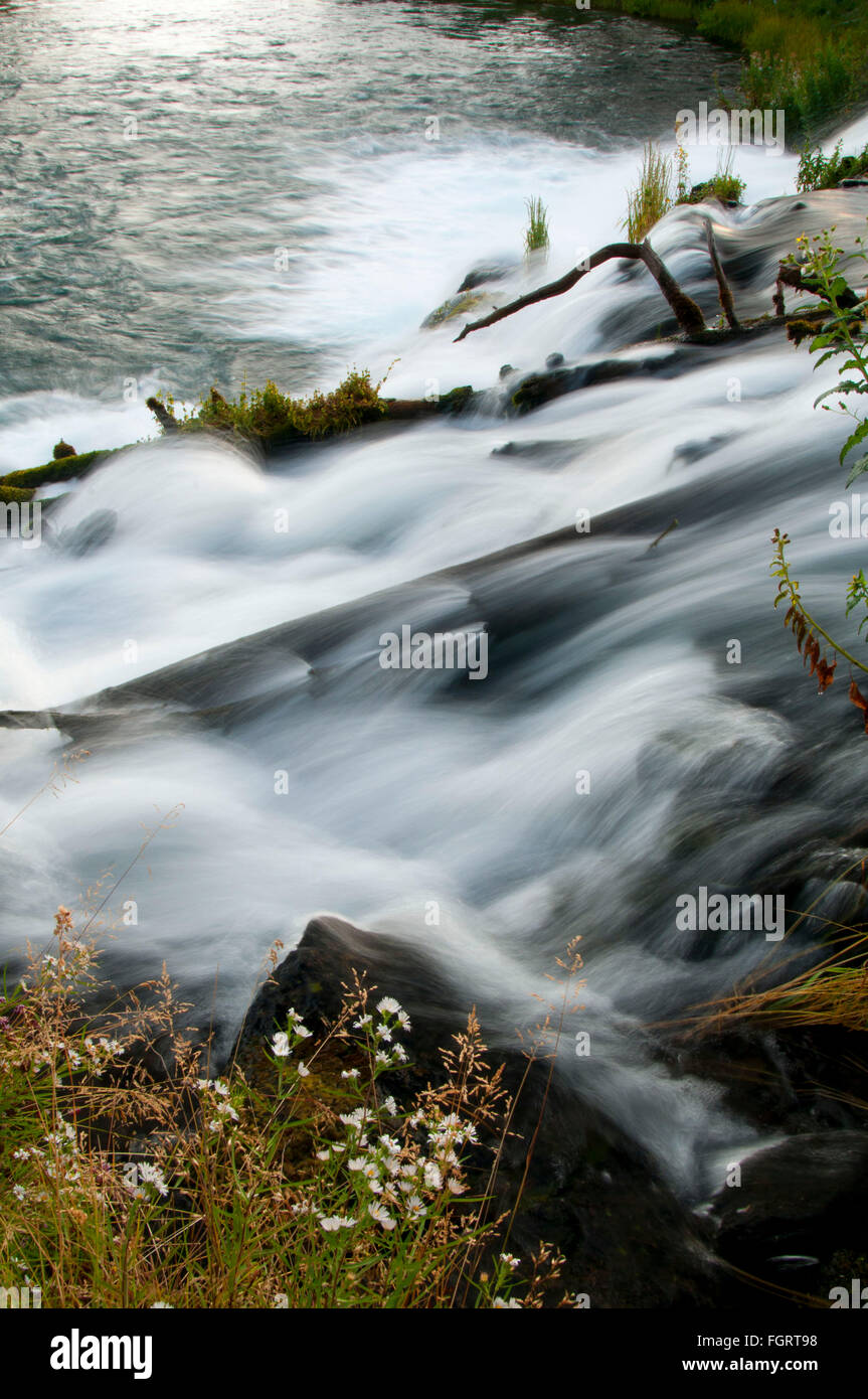 Fall River Falls, LaPine State Park, Oregon Stock Photo - Alamy