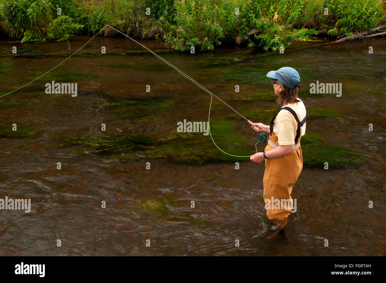 Fall river oregon fishing hi-res stock photography and images - Alamy