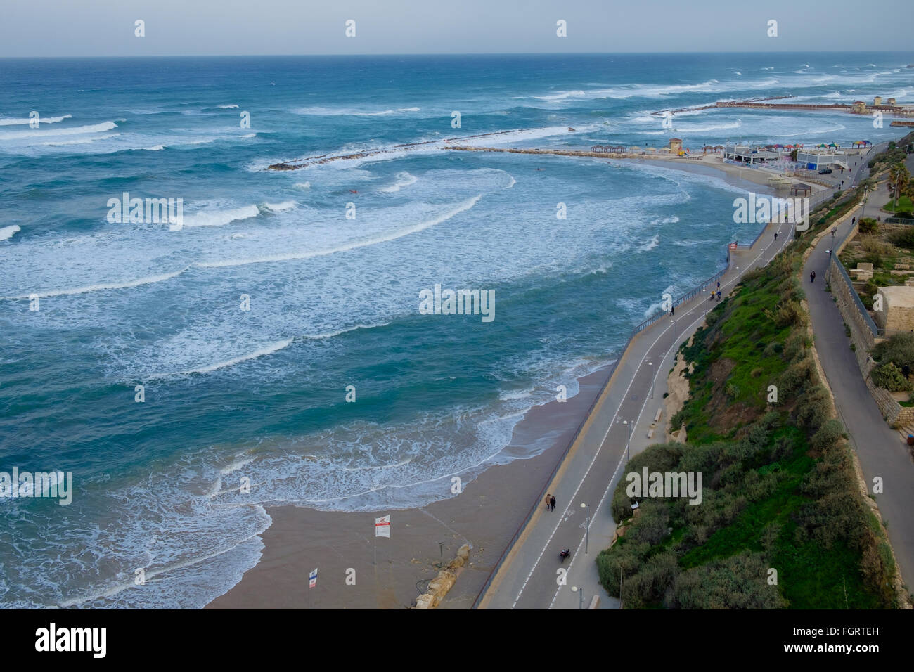 Israel coastline hi-res stock photography and images - Alamy