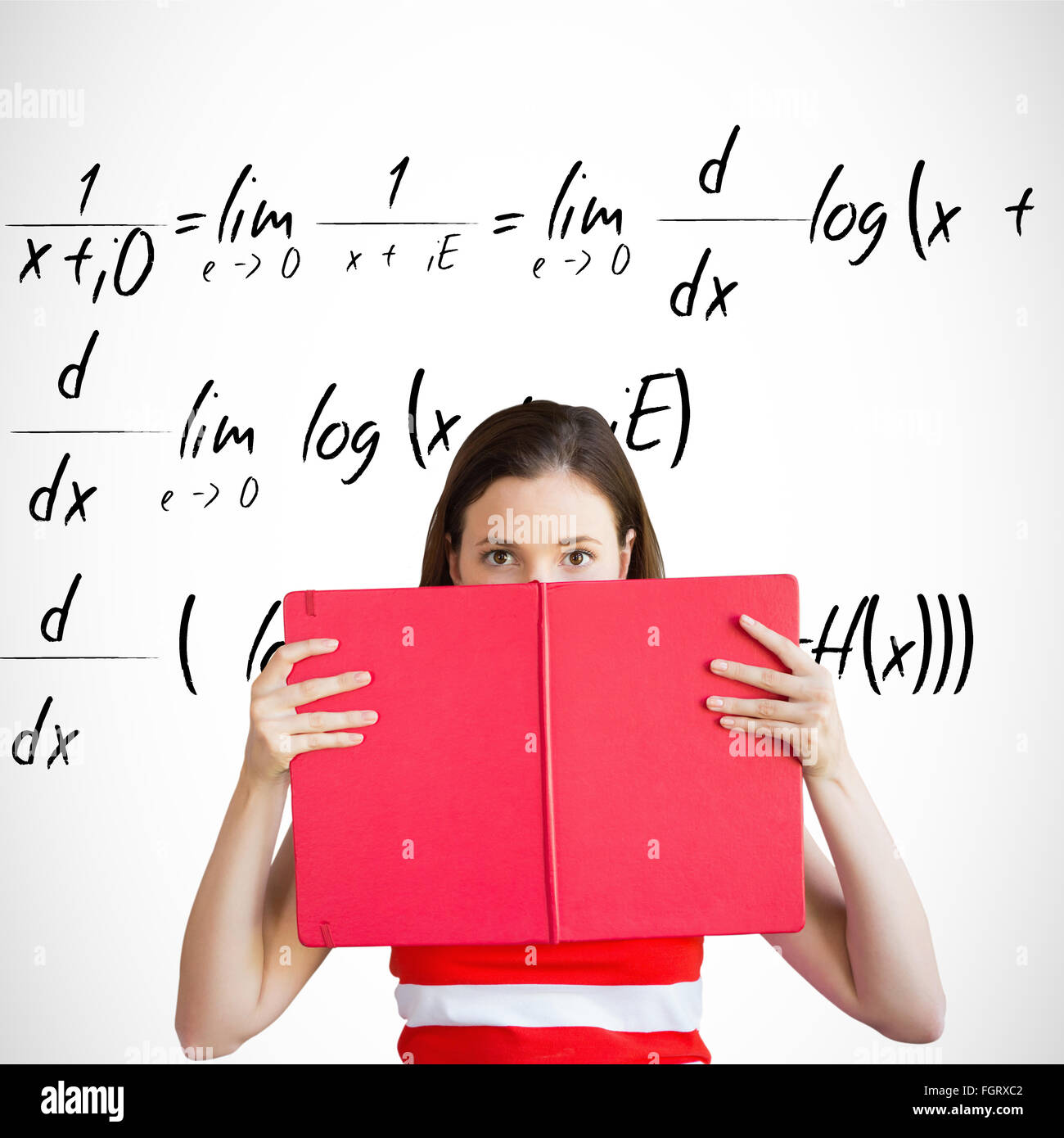 Book over face hi-res stock photography and images - Alamy
