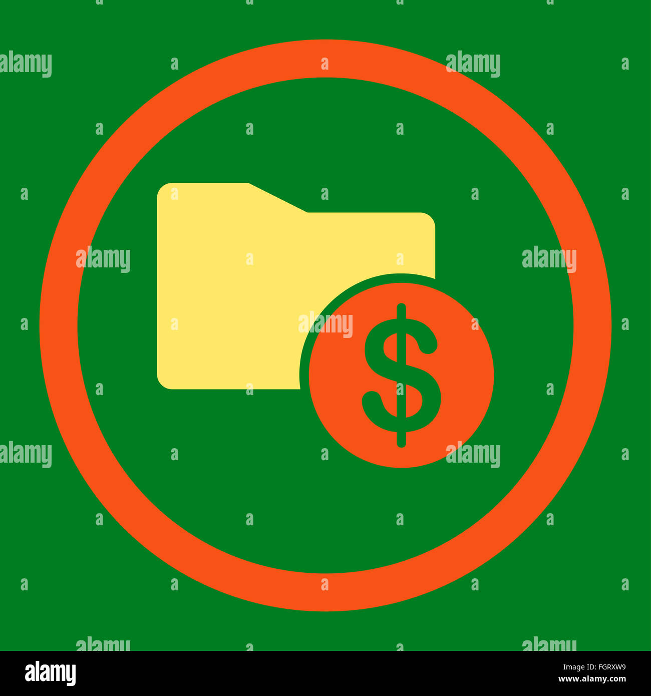 Money Folder icon Stock Photo - Alamy