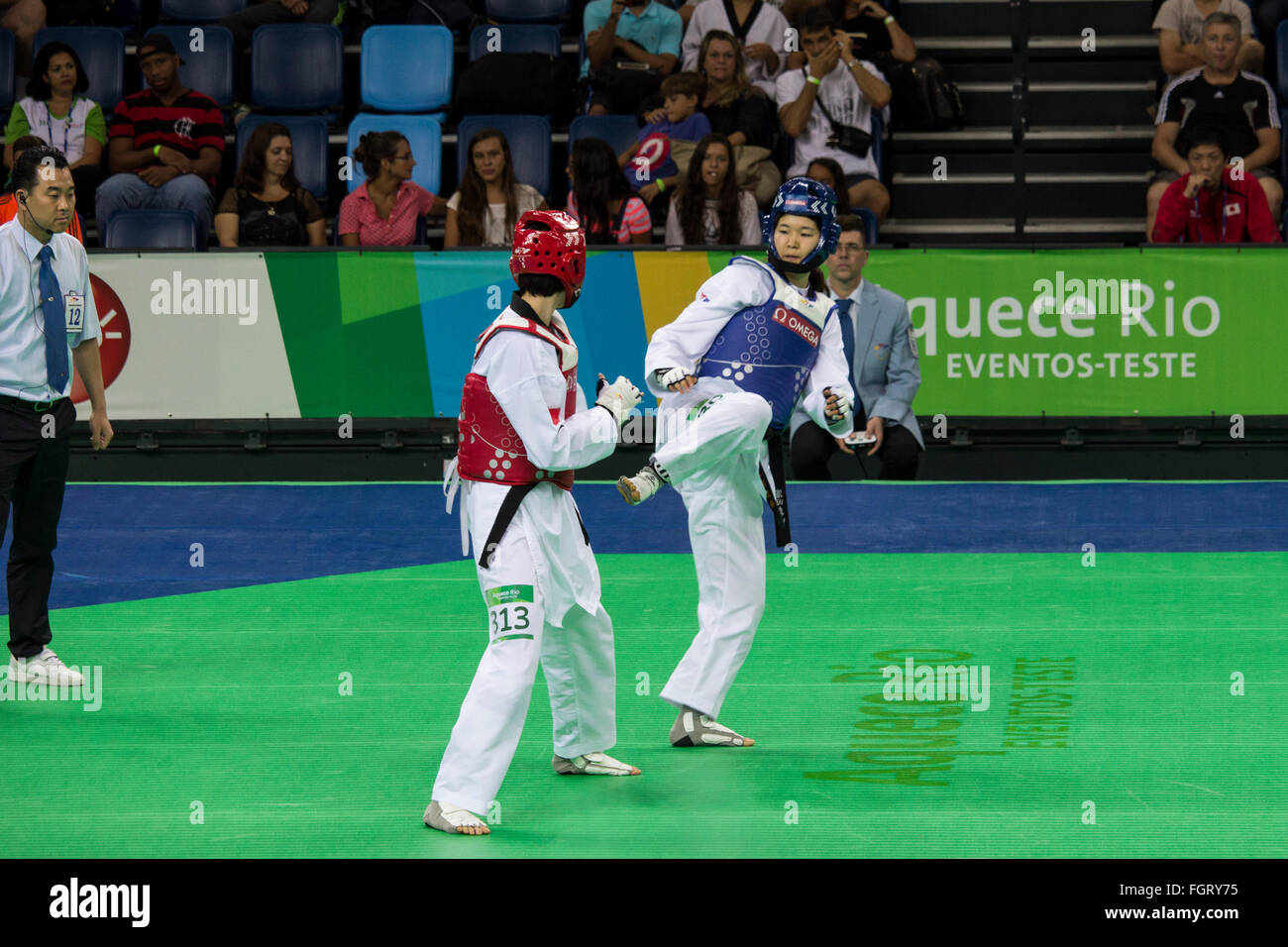 Rio de Janeiro, Brazil, 21 February 2016: In this photo Mayu Hamada ...