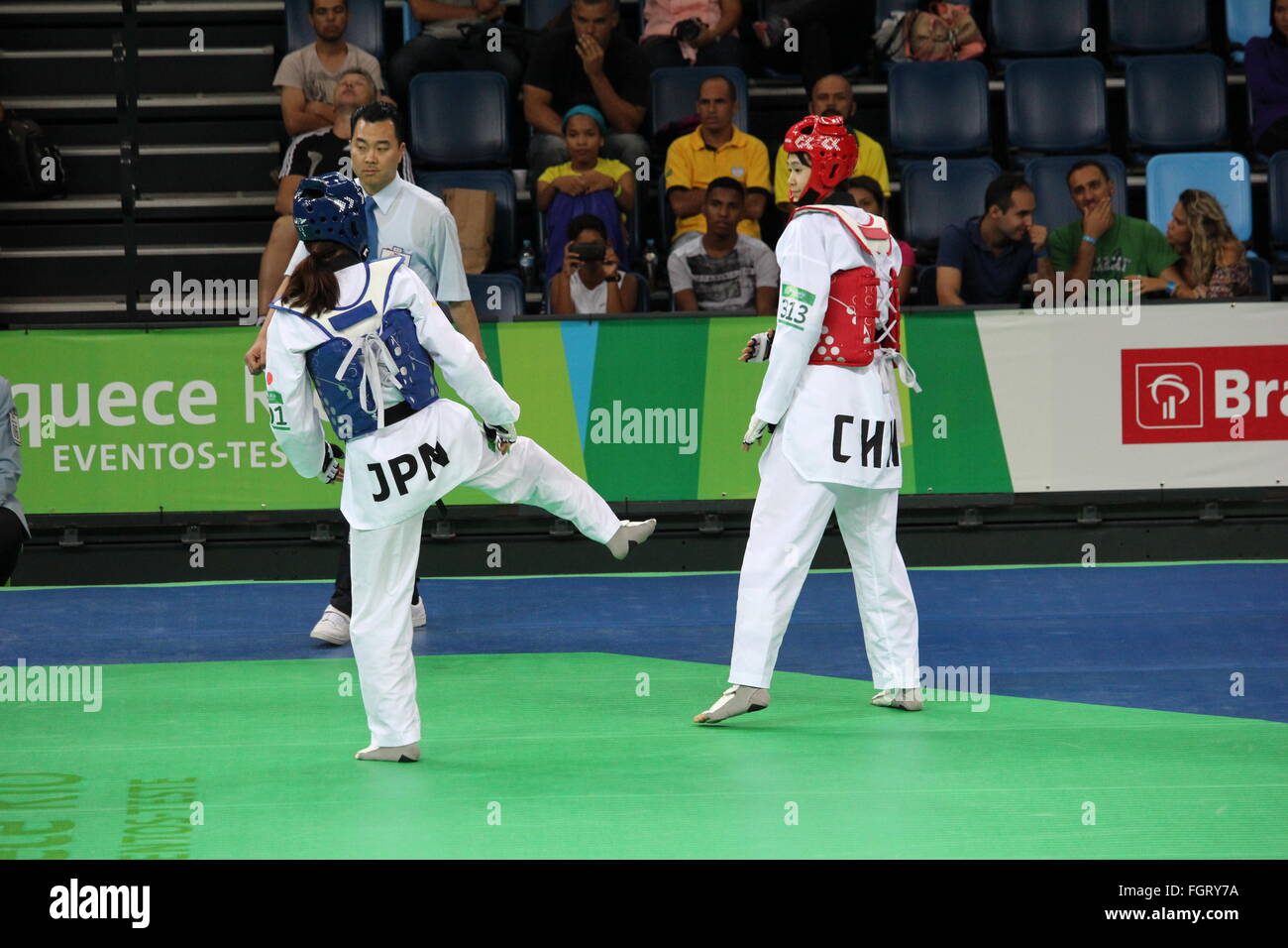 Rio de Janeiro, Brazil, 21 February 2016: In this photo Mayu Hamada ...
