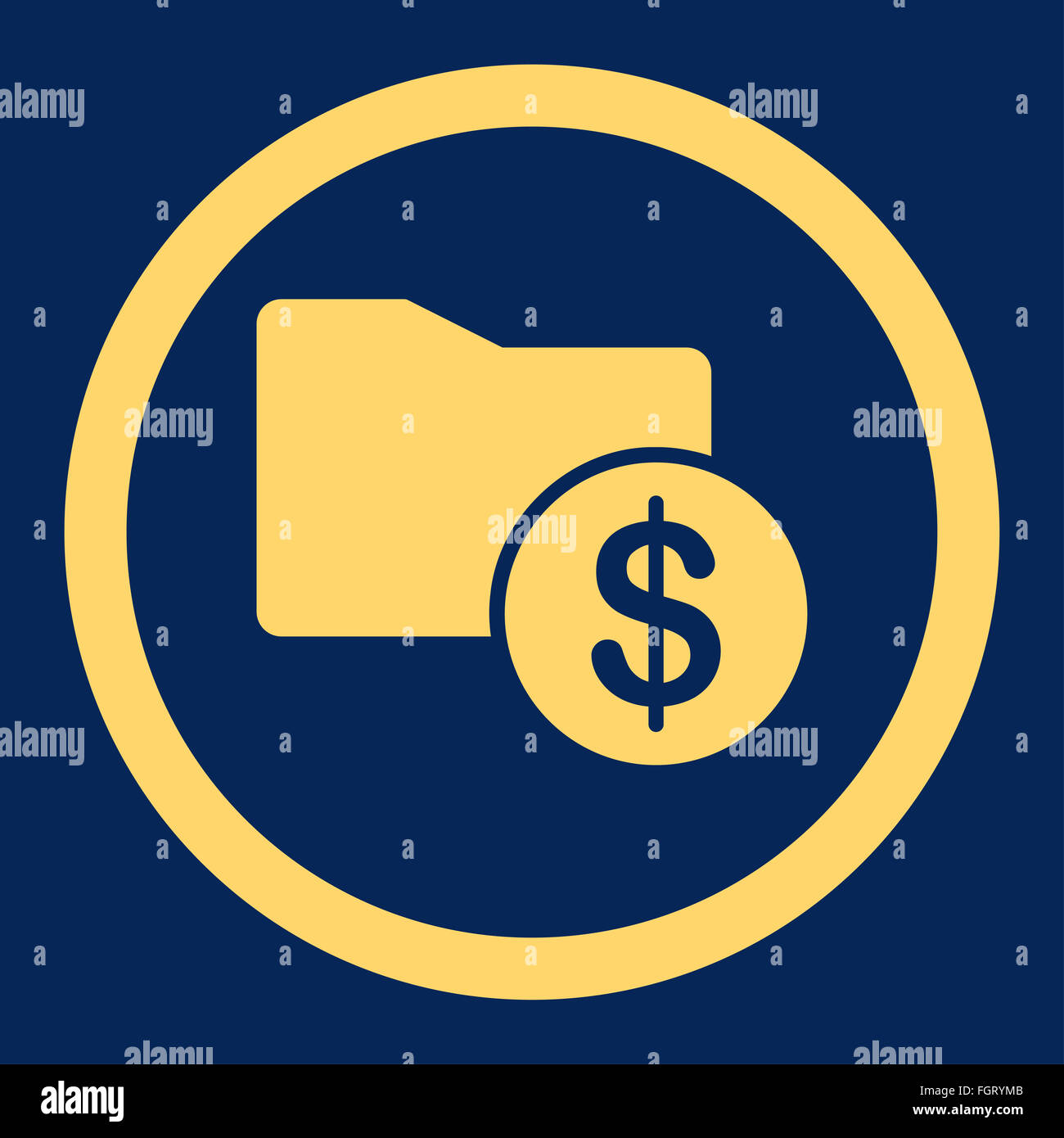 Money Folder icon Stock Photo - Alamy