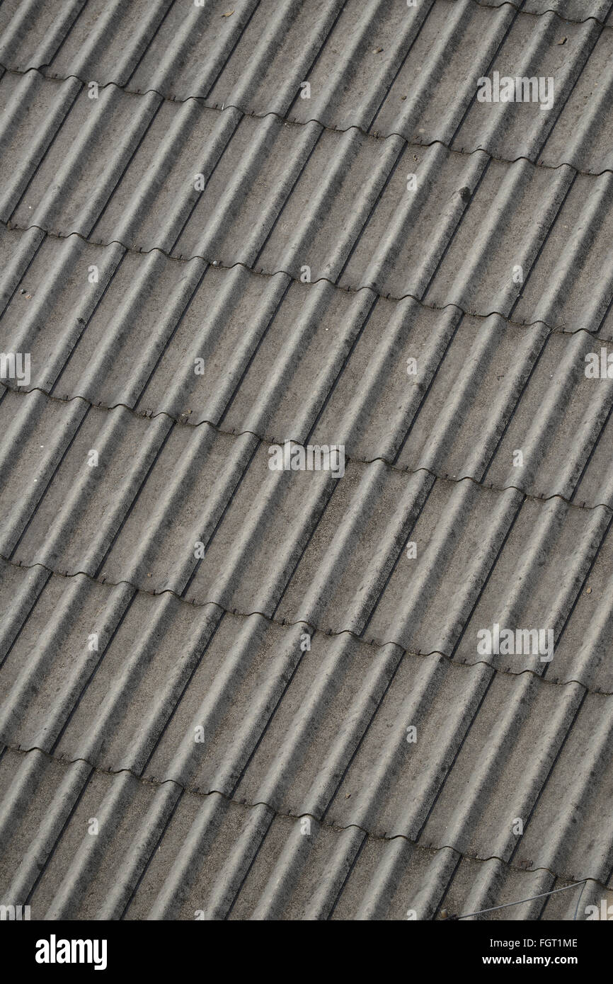 Asbestos roofing texture and pattern Stock Photo - Alamy