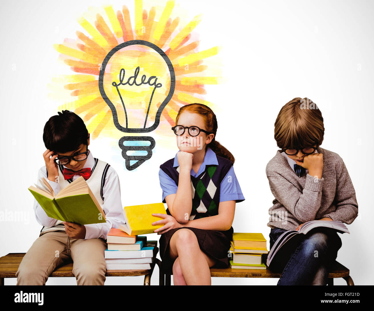 School kids digitally hi-res stock photography and images - Alamy